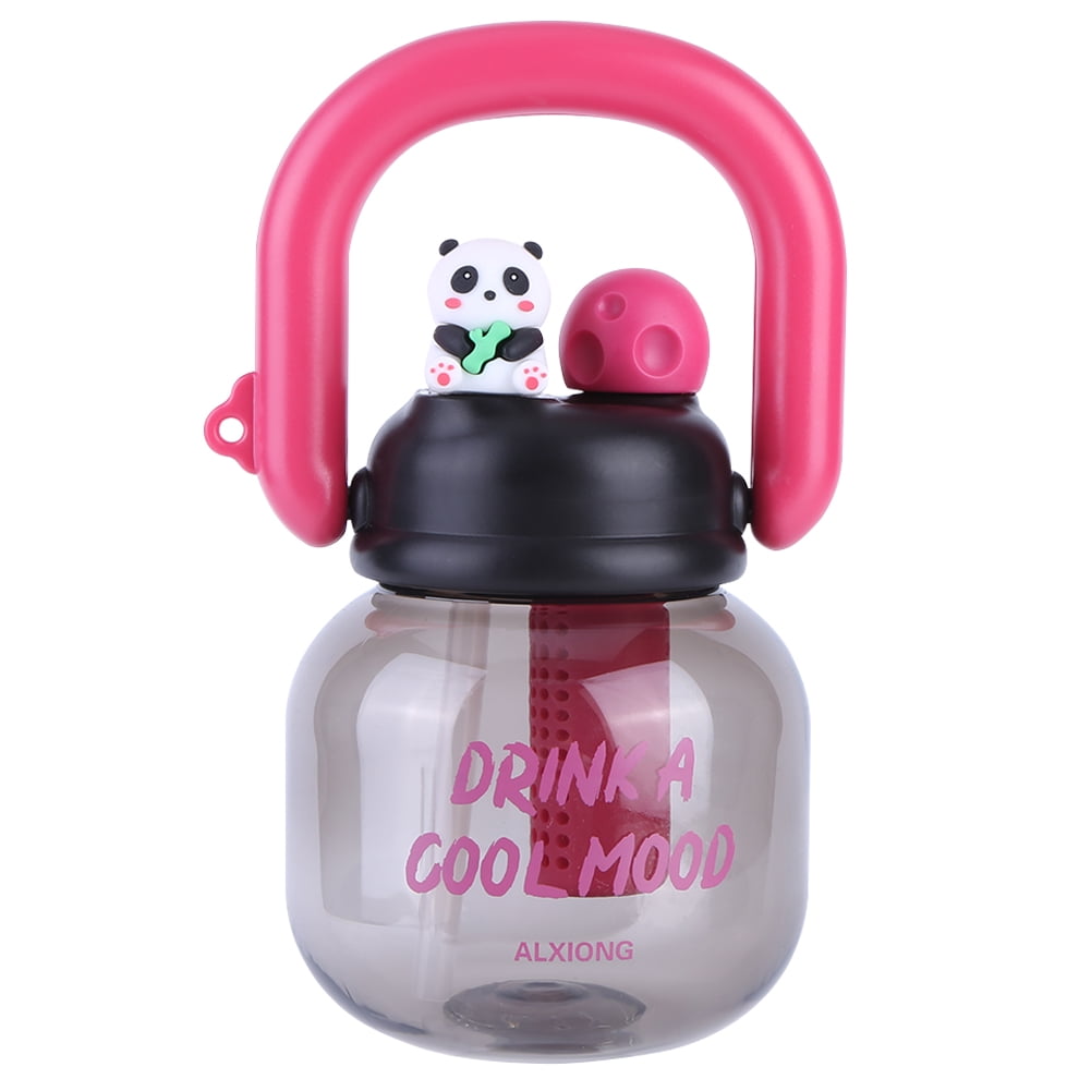 Yucurem 800ml Cute Water Cup with Straw & Handle Bottle for Boys Girls ...