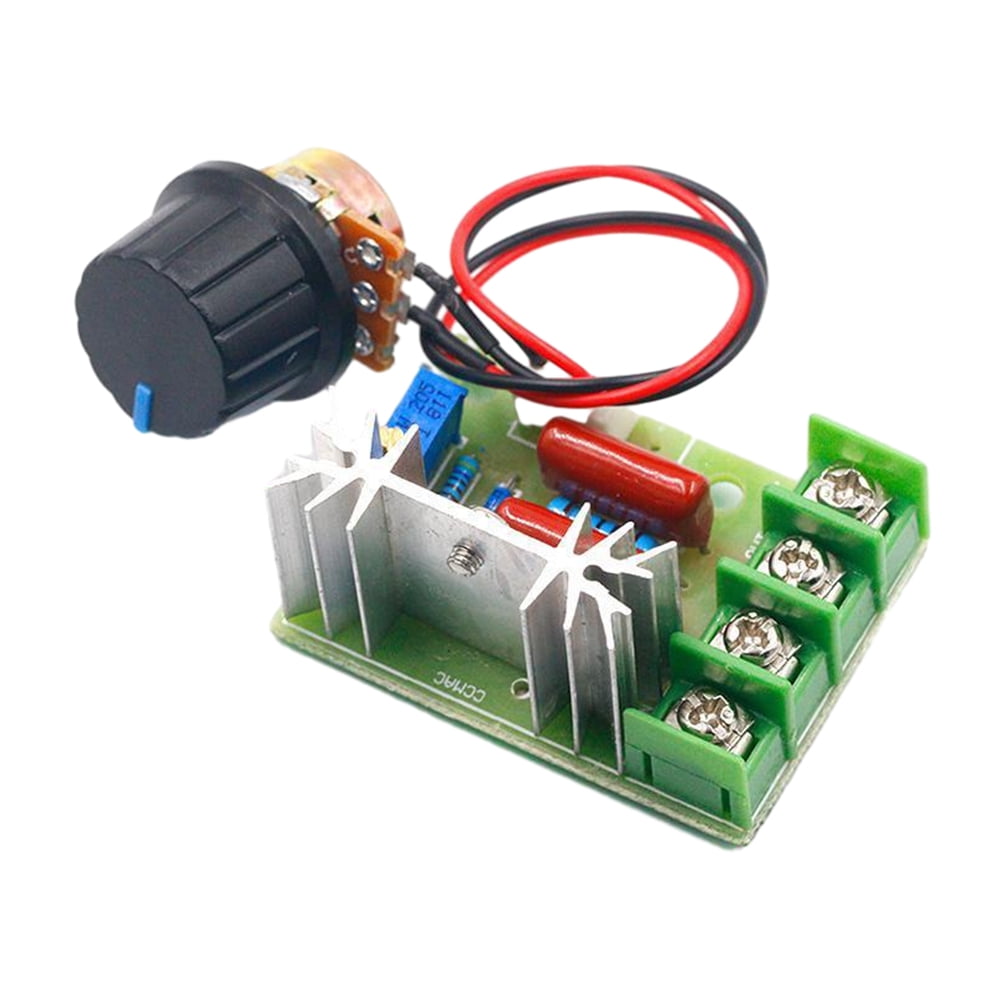 Yucurem AC 220V 2000W SCR Voltage Regulator 25A Thermostat Dimmer ...