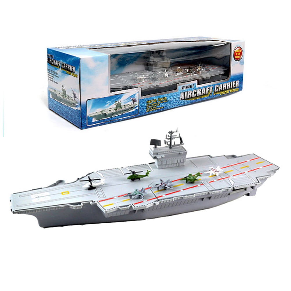 Yucurem Aircraft Carrier Model Realistic 3D Model Boat Ship Models Kit ...