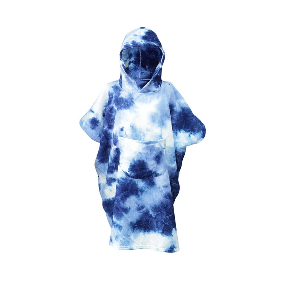 Yucurem Beach Poncho Swim Towel with Large Pockets, Water Sports Hooded ...