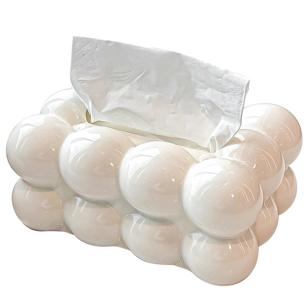Yucurem Bubble Tissue Holder Creative Cloud Paper Storage Box Home ...