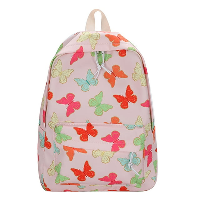 Yucurem Butterflies Print Woman Backpack Large Capacity School Bags for ...