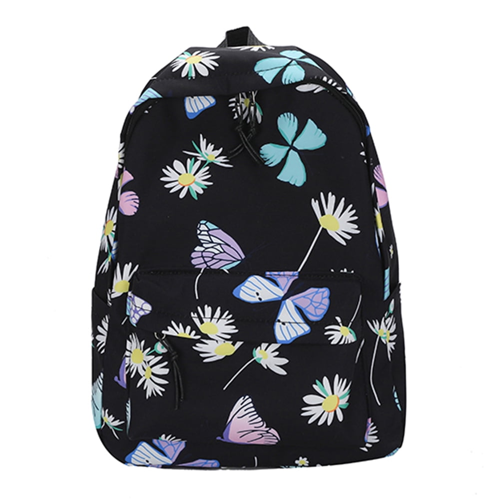 Yucurem Butterflies Print Woman Backpack Multifunctional School Bags ...