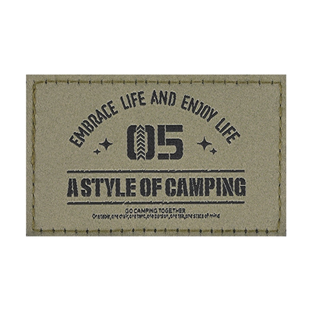 Yucurem Camping Gear Badge Exquisite Gas Sticker for Camping Hiking ...