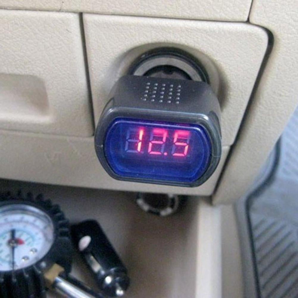 Yucurem Car Battery Voltage Meter Mini Battery Monitor Voltmeter for DC ...