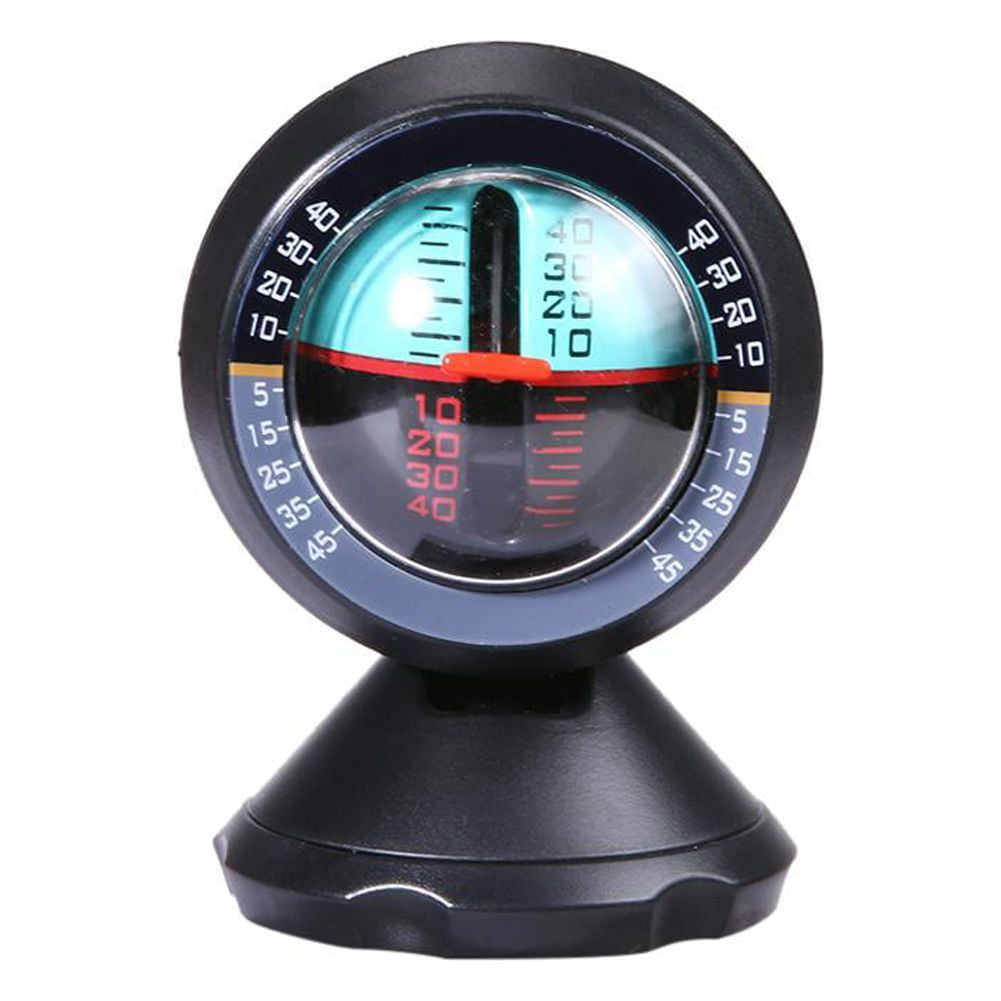 Yucurem Car Inclinometer Level Tilt Gauge Indicator Slope Meter ...