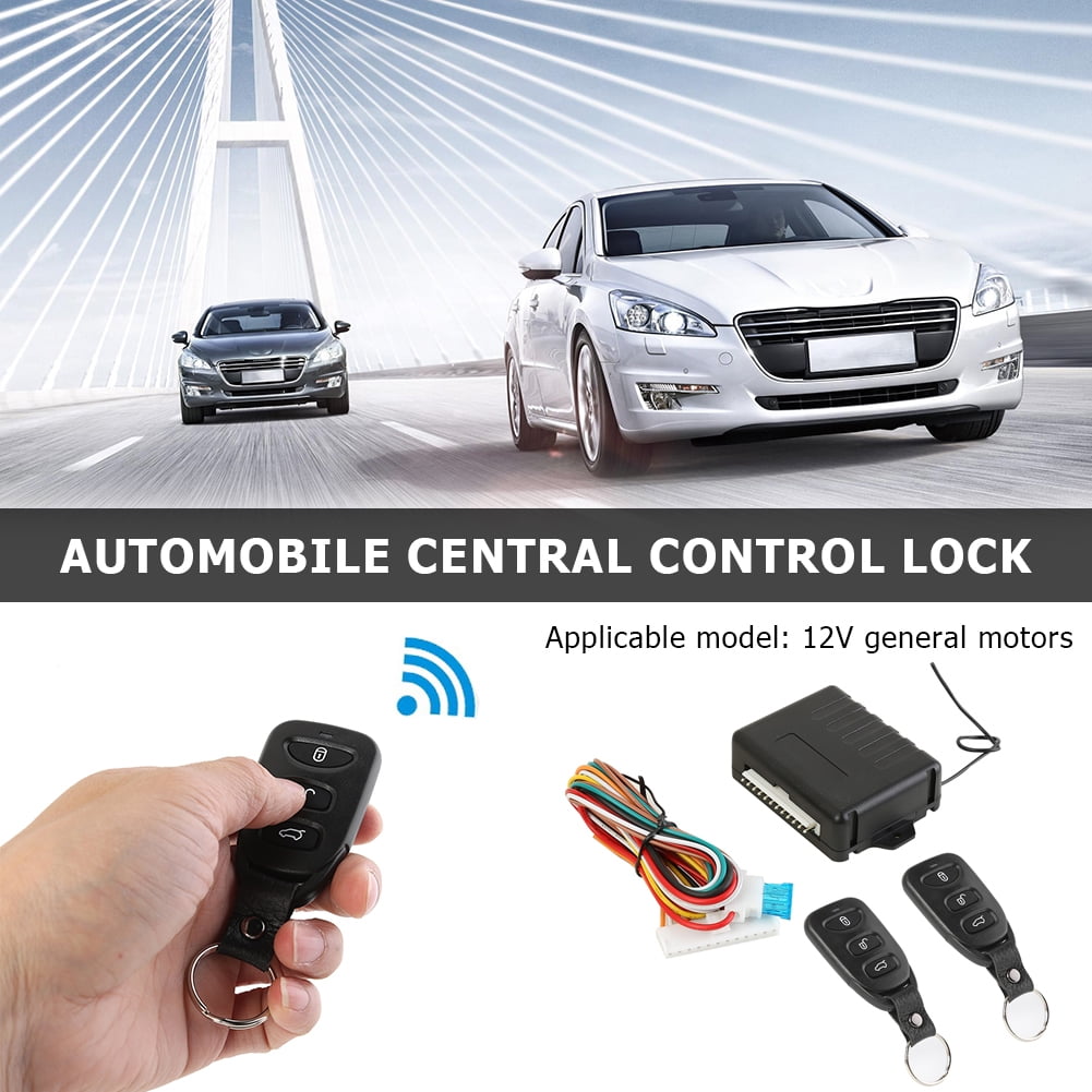 Yucurem Car Remote Central Door Lock Kit Auto Keyless Entry Alarm ...