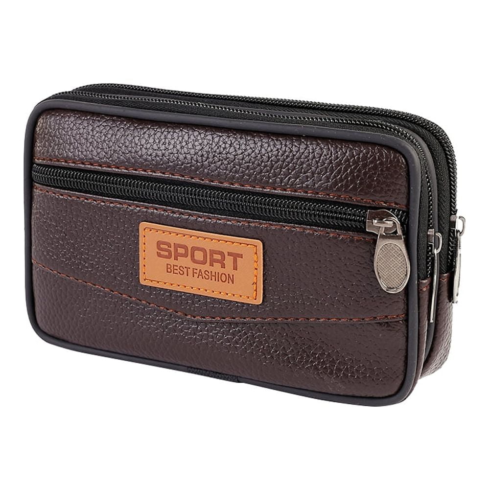 Yucurem Casual Multi-zipper PU Waist Bag Small Phone Purse Belt Bum ...