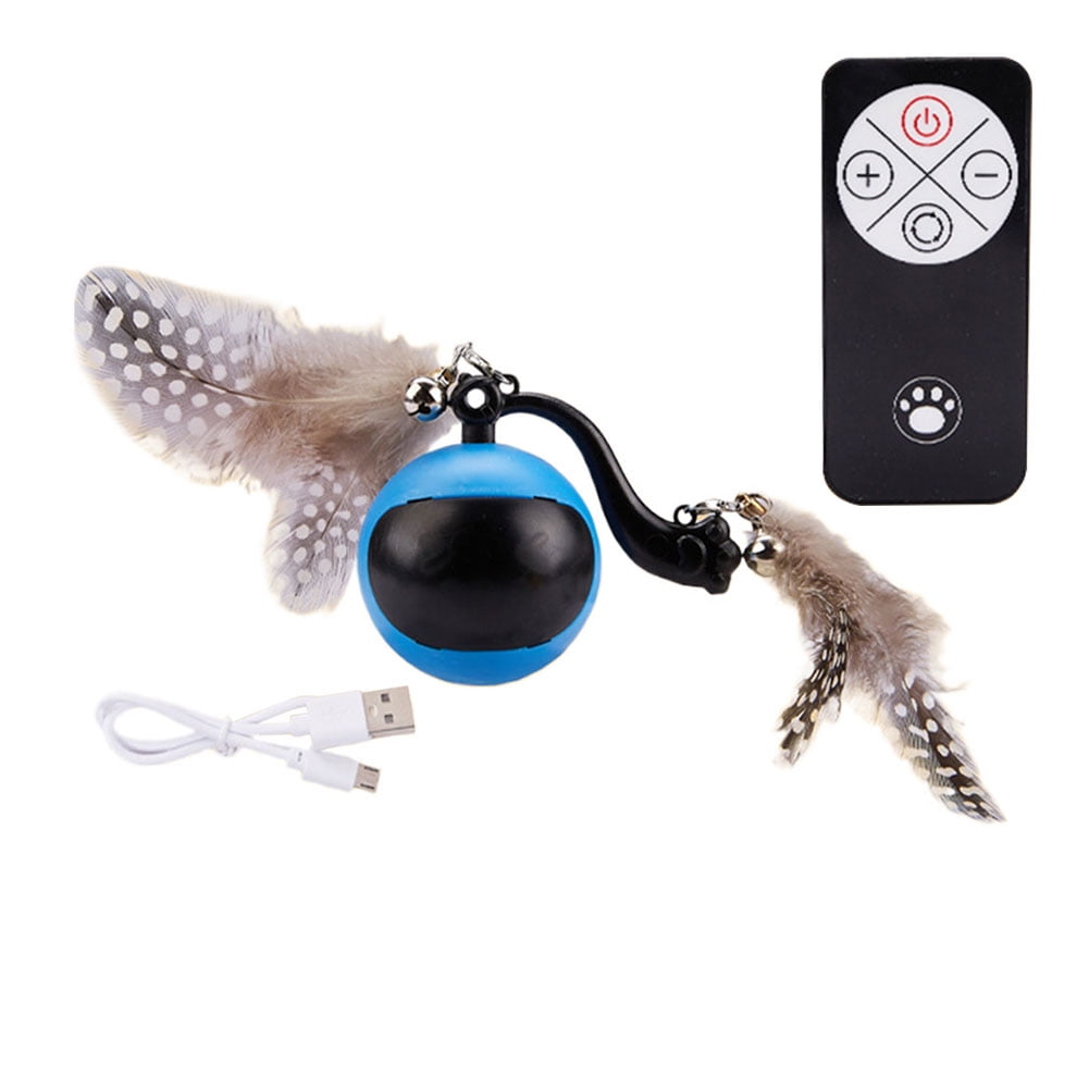Yucurem Cat Interactive Ball With Tails and Sound Smart Cat Toys Cat ...