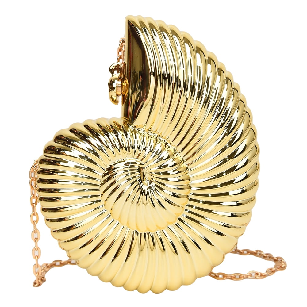 Yucurem Conch Shape Fashion Evening Bags Acrylic Clutch Purse For ...