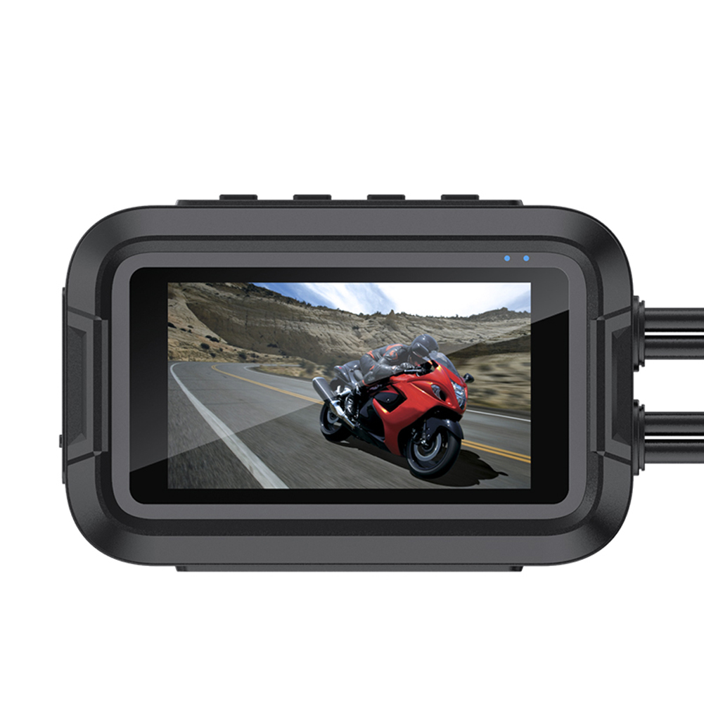 Yucurem Dual Lens Dash Cam Waterproof HD 1080P Riding Recorder (no GPS ...