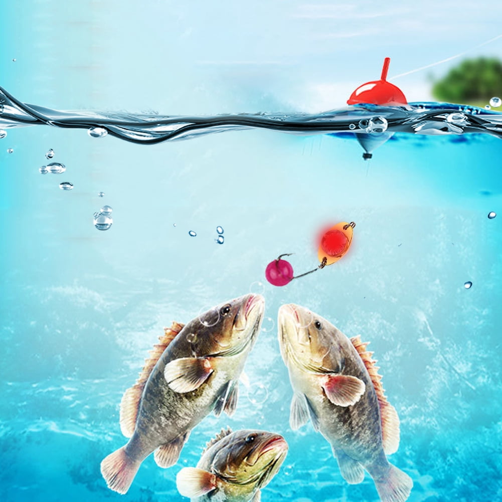 Yucurem Fishing Lure Trap Light LED Underwater Eye Fishing Squid Bait ...