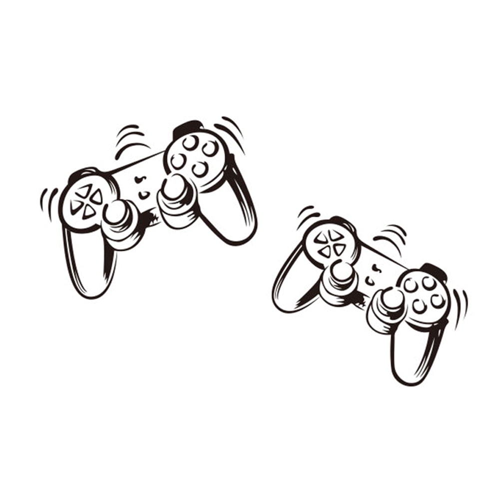 Yucurem Gamer Gamepad Wallpaper for Bedroom Wall Art Murals Decal ...