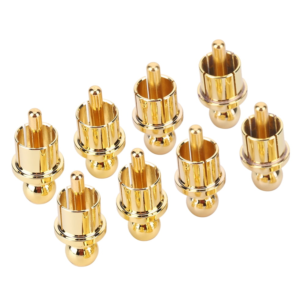 Yucurem Gold Plated Rca Protector Caps Noise Stopper Copper Dust Cap ...