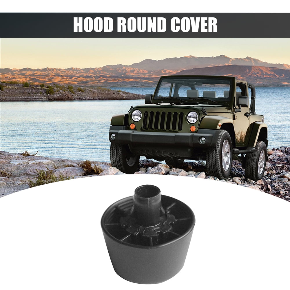 Yucurem Hood Bump Stop Bonnet Bumper Cushion Black for Jeep Wrangler JK ...