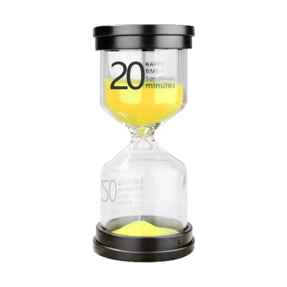 Yucurem Hourglass Sandglass Mini Brushing Timer Black Top Office ...