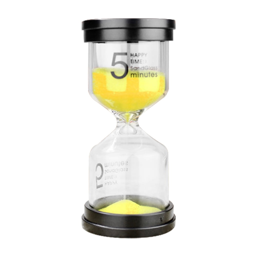 Yucurem Hourglass Sandglass Mini Brushing Timer Black Top Office ...