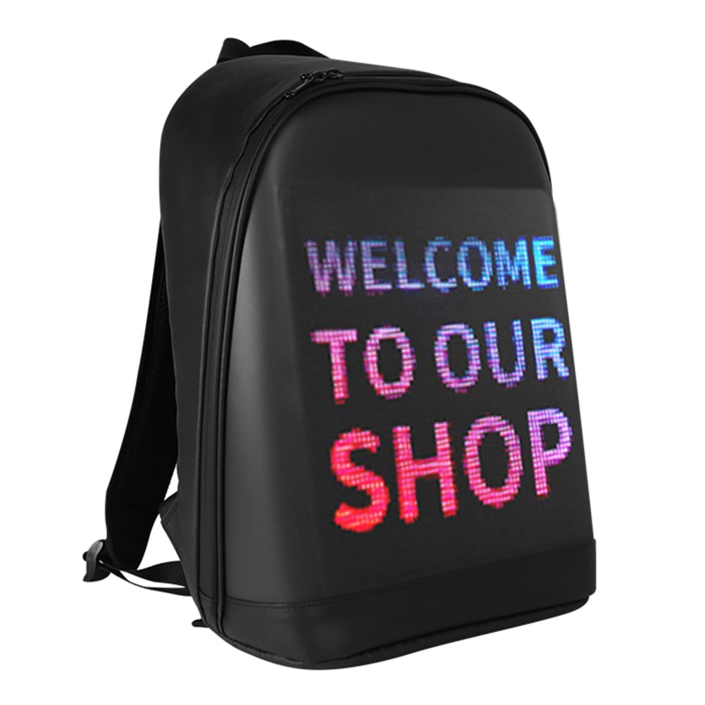 Yucurem Lightweight LED Display Screen Backpack, Electronic Walking ...