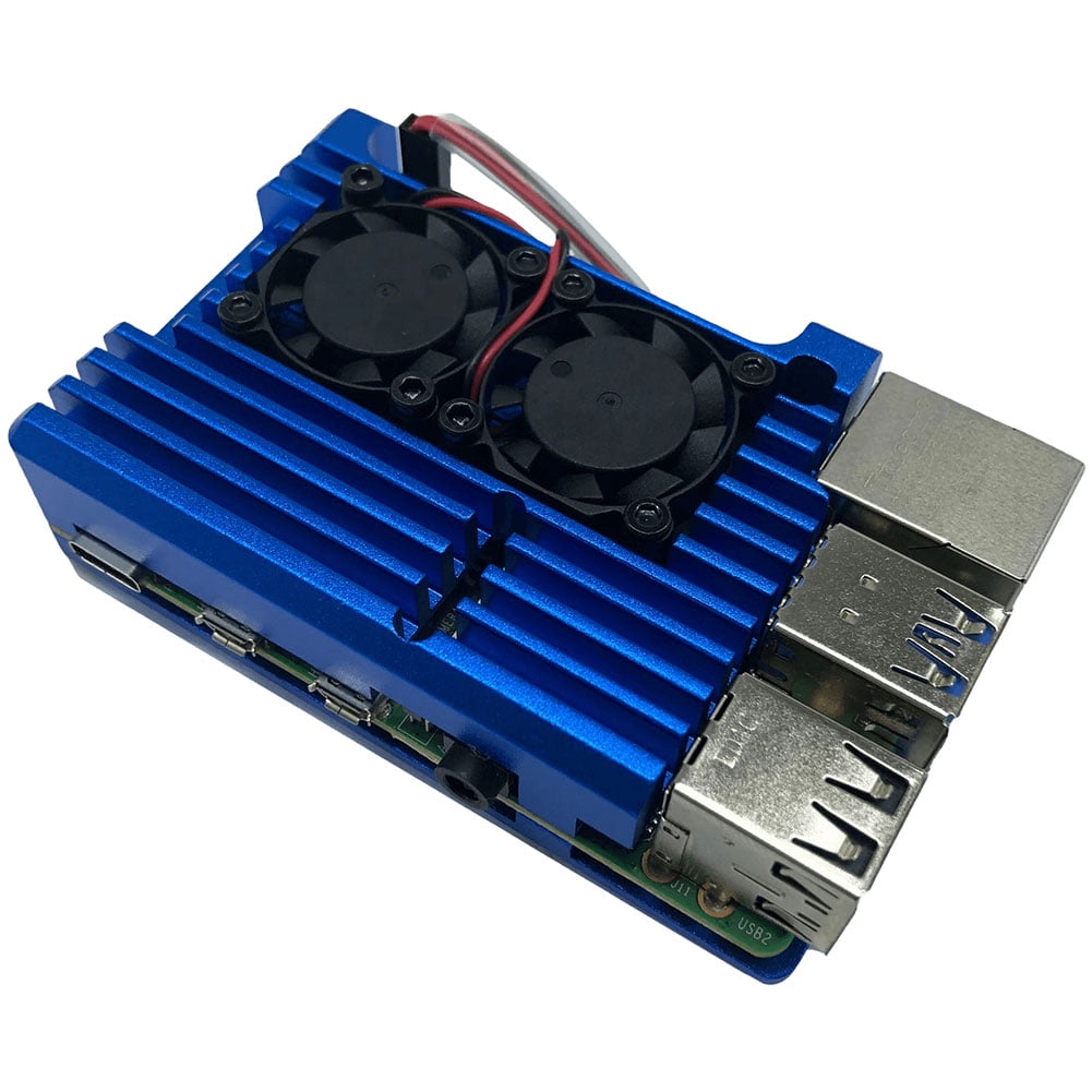 Yucurem Metal Housing with Heatsink Open Case Design for Raspberry Pi ...