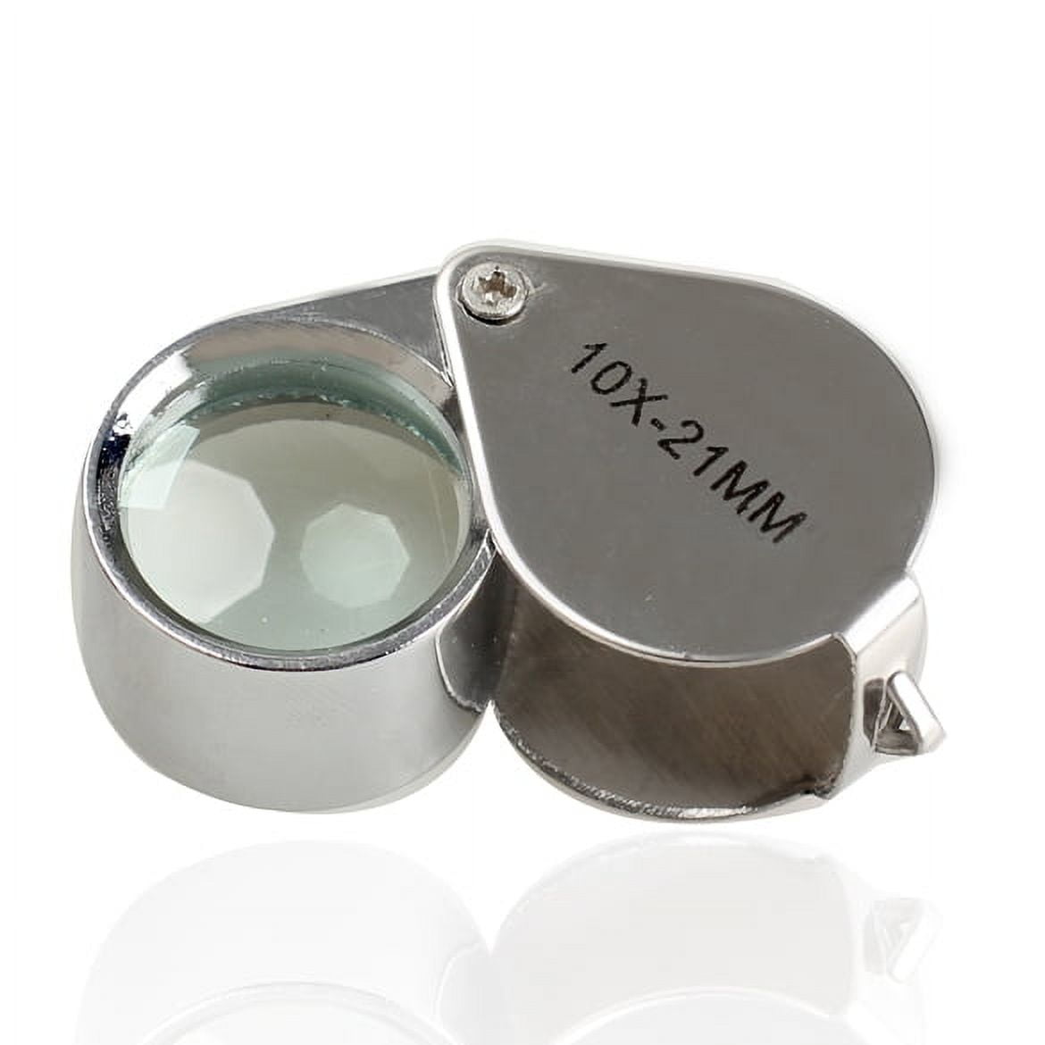 Yucurem Mini 10 x 21mm Jeweler Loupe Magnifier Magnifying Glass Eye ...