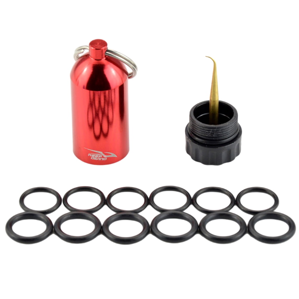 Yucurem Mini Diving Cylinder Valve with 12 O-rings Kit Dive Key Chain ...
