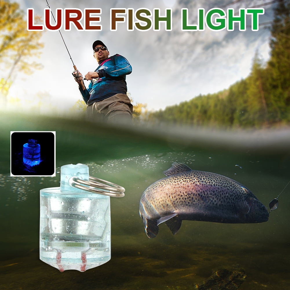 Yucurem Mini LED Fishing Lure Light Water Triggered Underwater Bait ...