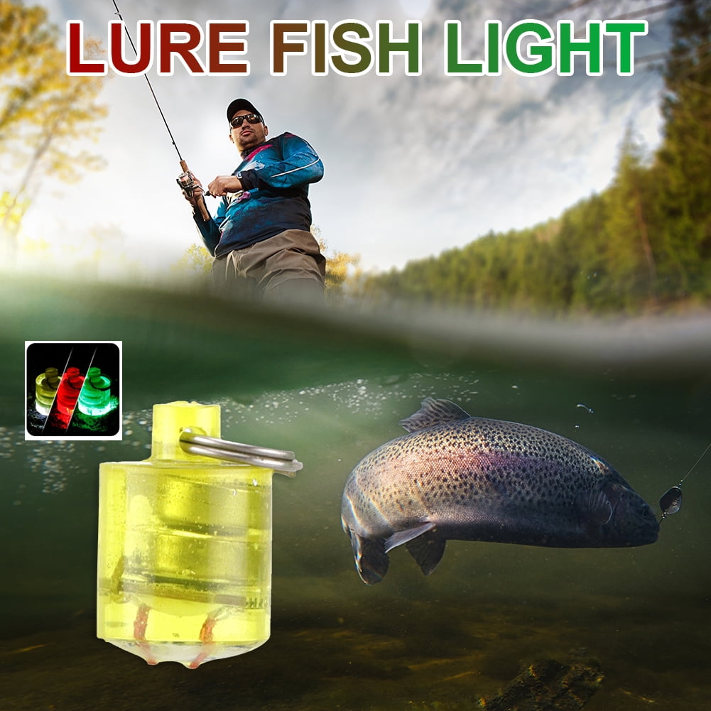 Yucurem Mini LED Fishing Lure Light Water Triggered Underwater Bait ...