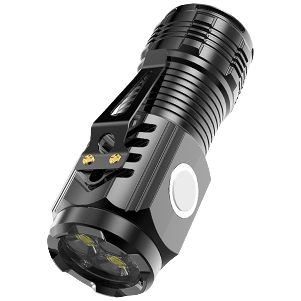 Yucurem Mini Led Flashlight Usb Rechargeable With Clip For Camping ...