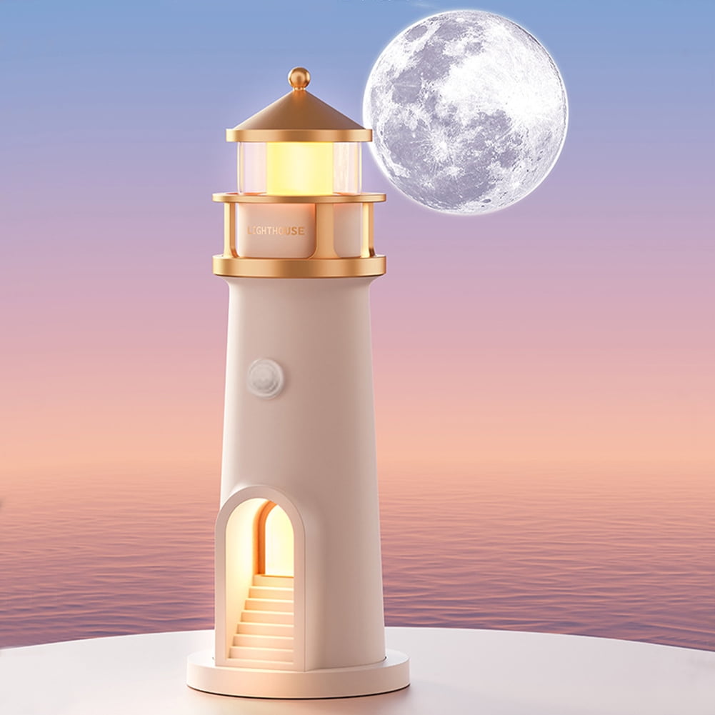 Yucurem Moon Lighthouse Lamp Ornaments for Adults & Kids, Moon Lights ...