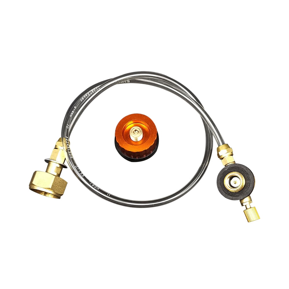 Yucurem Outdoor Camping Gas Stove Refill Adapter for Long Flat Cylinder ...