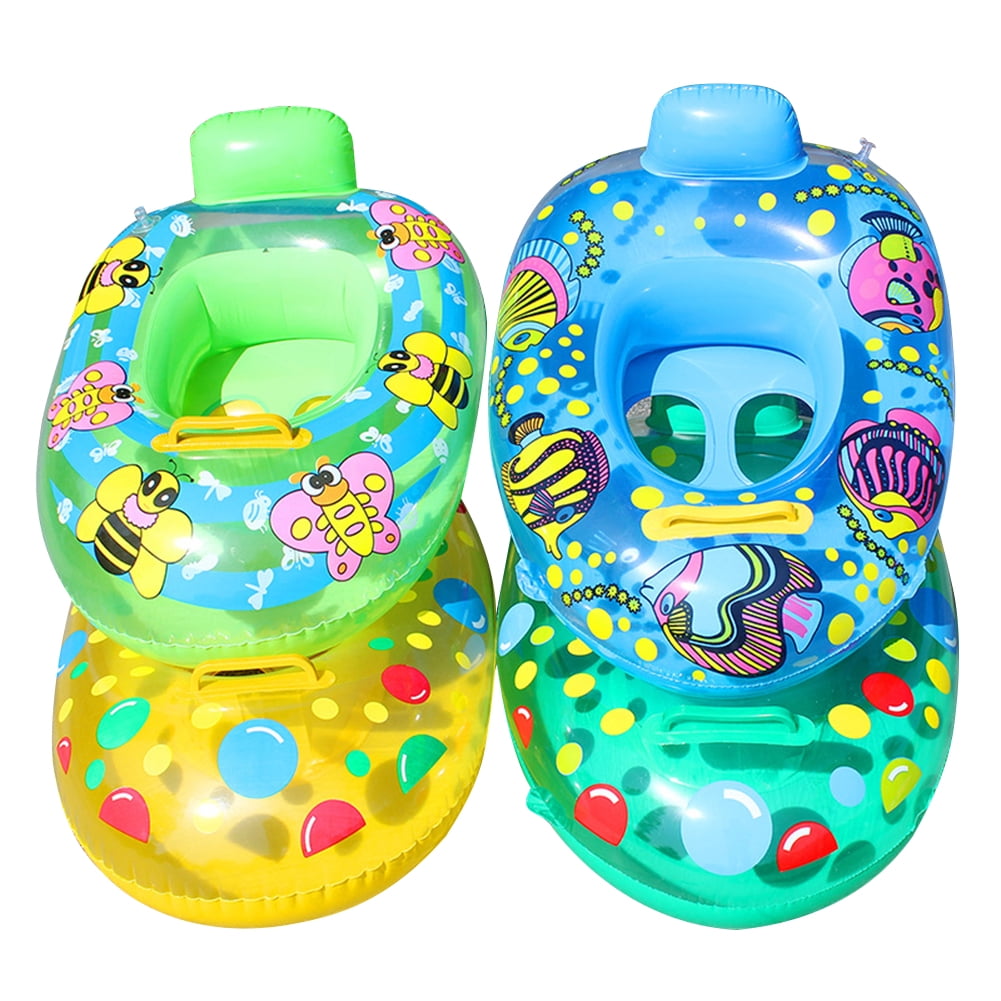 Yucurem Unisex Inflatable Swim Ring, Random Color Smooth Water Boat ...