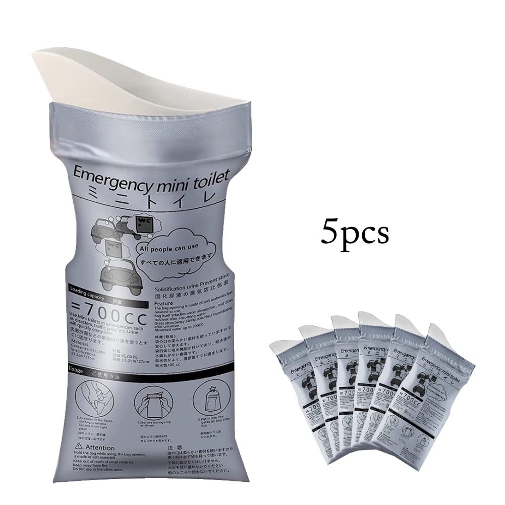 Yucurem Portable Pee Bag Disposable Urine Bags Travel Toilet Pee Bag ...