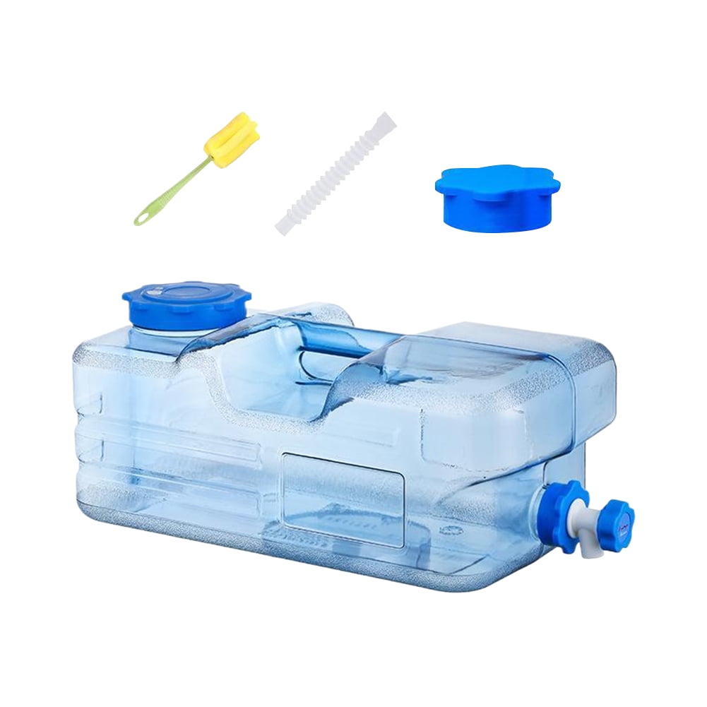 Yucurem Portable Water Tank Jug with Spigot, 4 Gal Leakproof Emergency ...