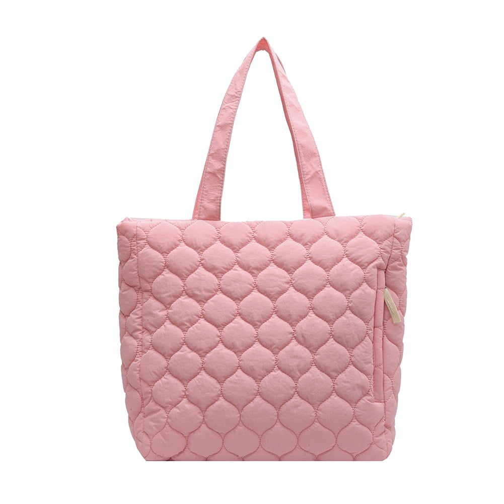 Yucurem Quilted Shoulder Bag, Spring Tote, Large Capacity Cotton-Padded ...