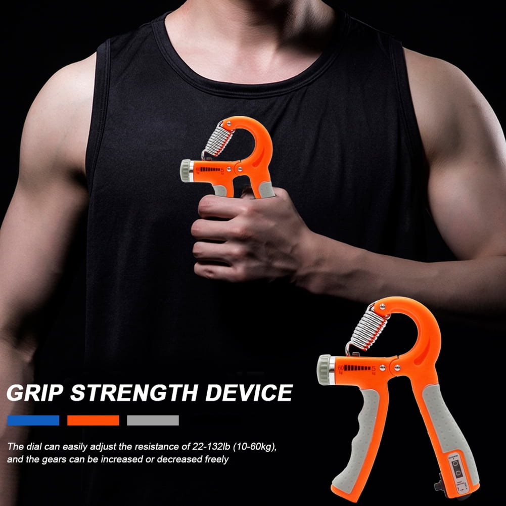 Yucurem R-Shape Spring Hand Gripper Fitness Countable Hand Strength ...