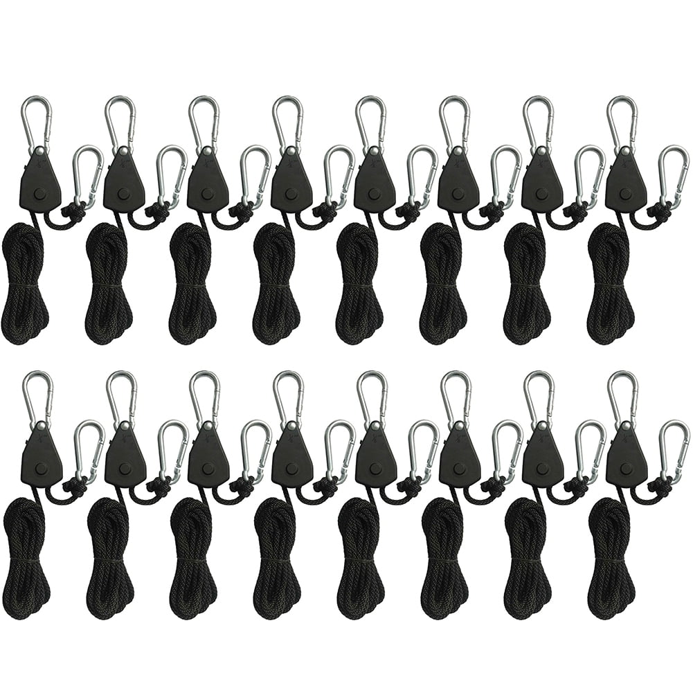 Yucurem Ratchet Locking Hanger 16pcs 1.6M Ratchet Locking Hanger 1/8 ...