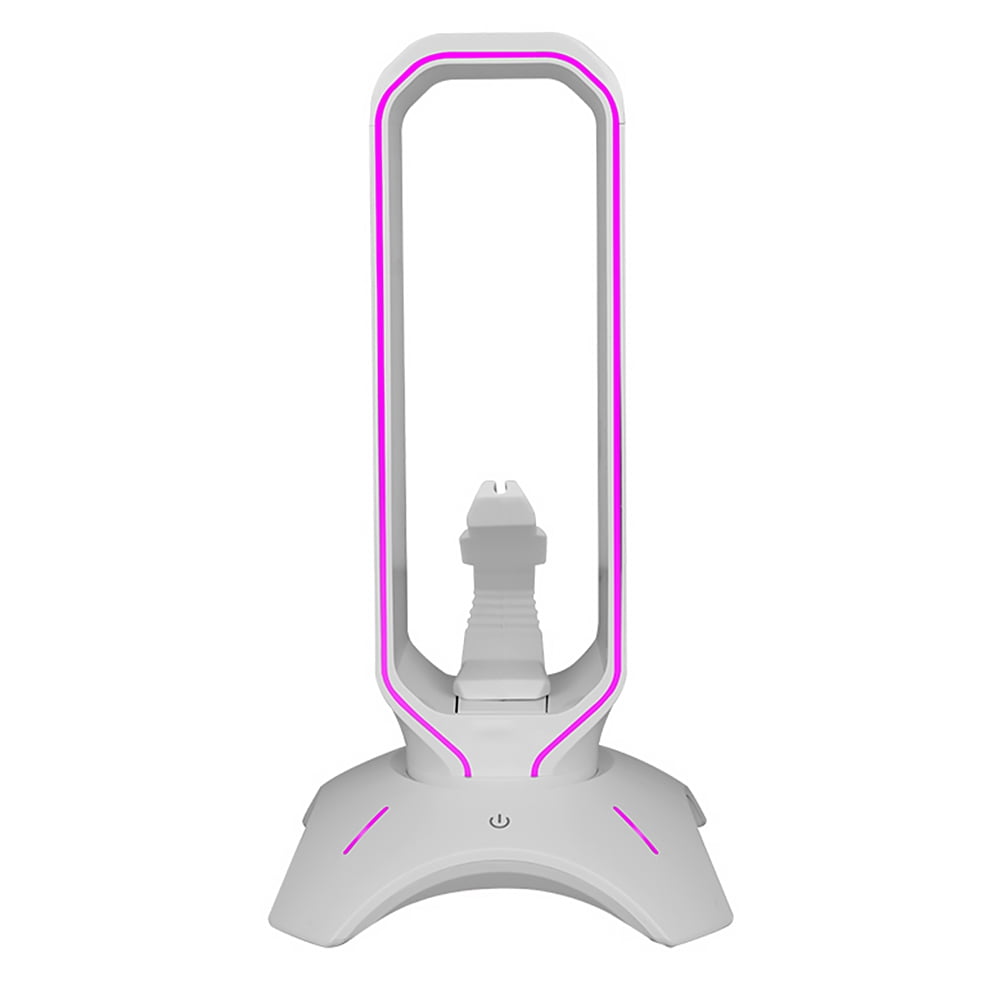 Yucurem Rgb Headset Stand with 2 Usb Ports Headphone Stand for Desk ...