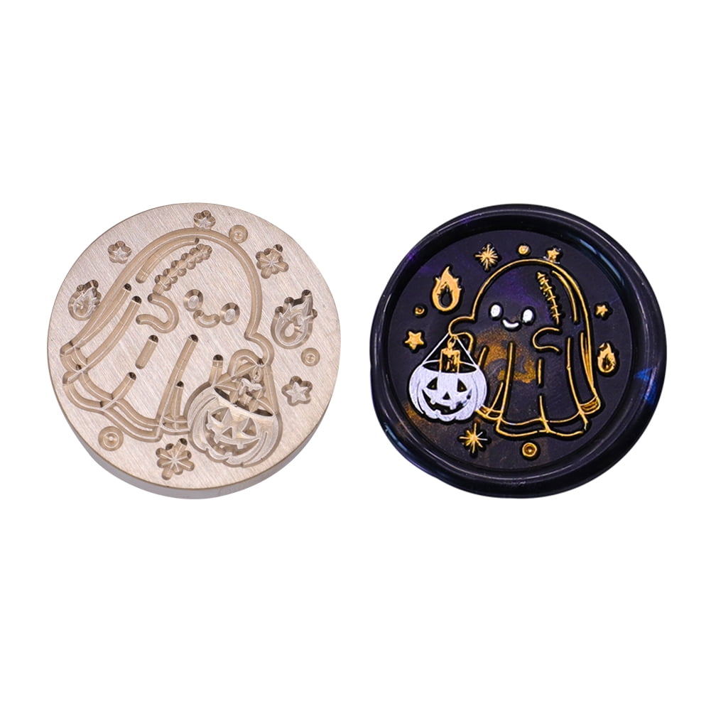 Yucurem Round Stamp Head Ornamental DIY Halloween for Wedding ...