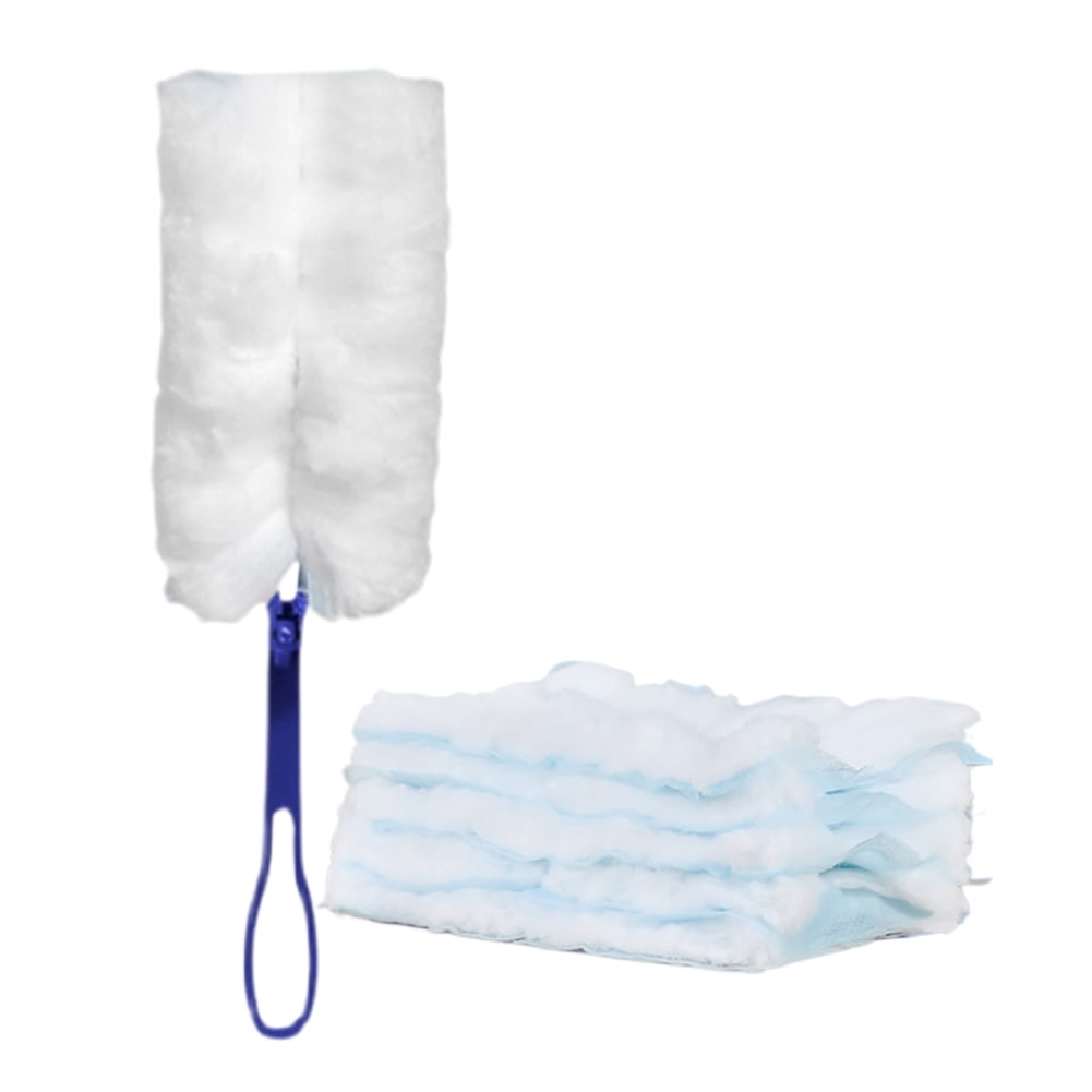 Yucurem Short Duster Handle with 10 Disposable Duster Refills for Home ...