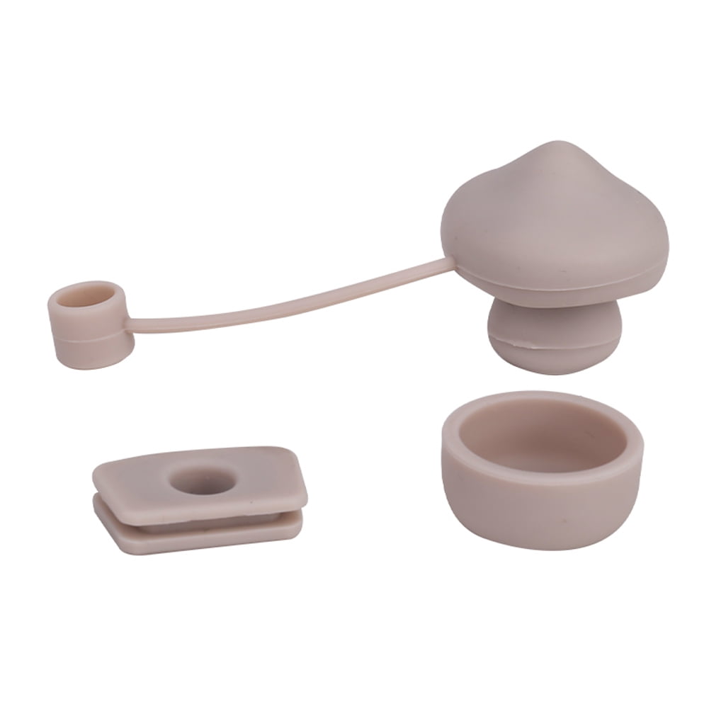 Yucurem Silicone Spill Stopper Set Cute Mushroom Stopper Set for Cup ...