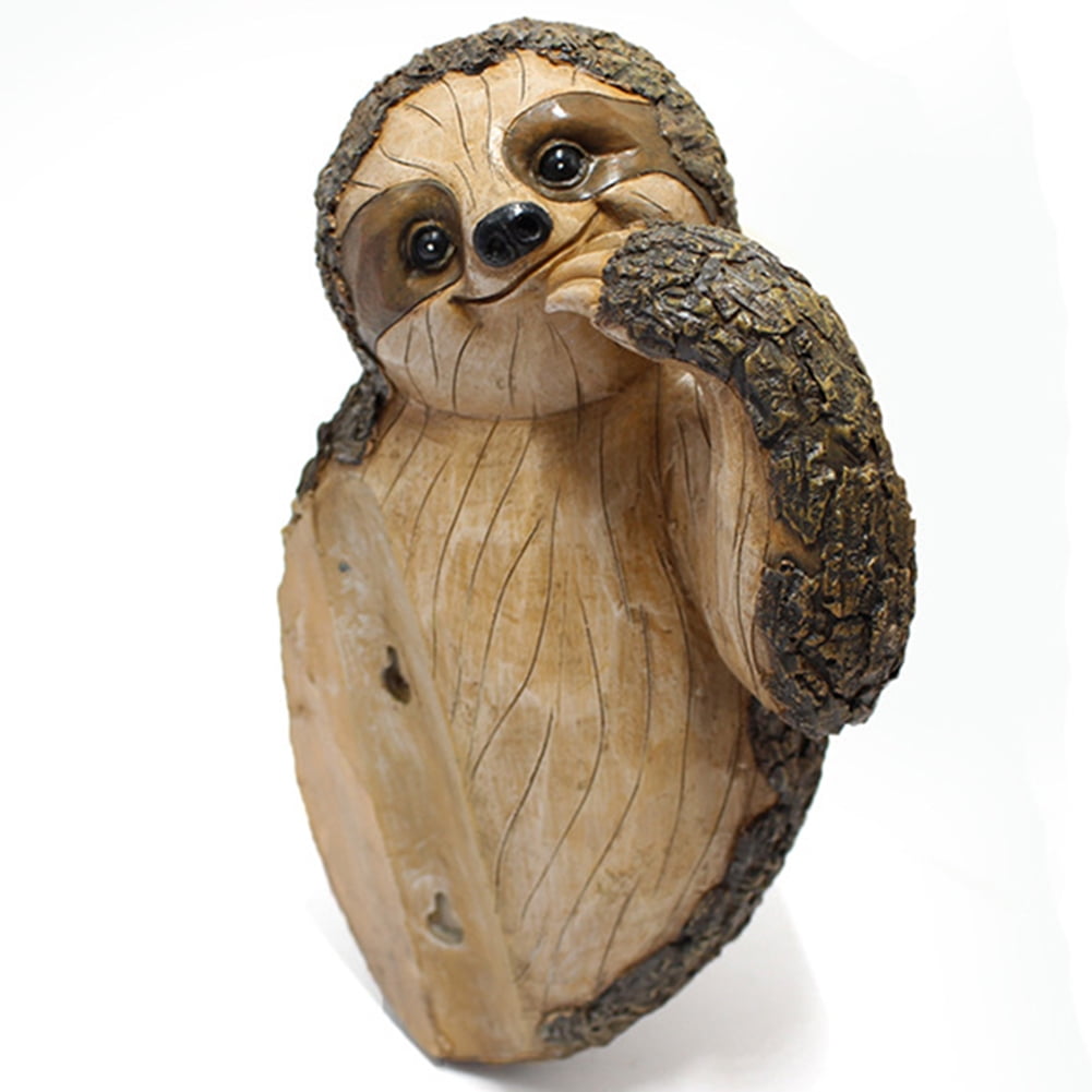 Yucurem Sloth Tree Hugger Adorable Tree Sculpture Resin Cute Realistic ...