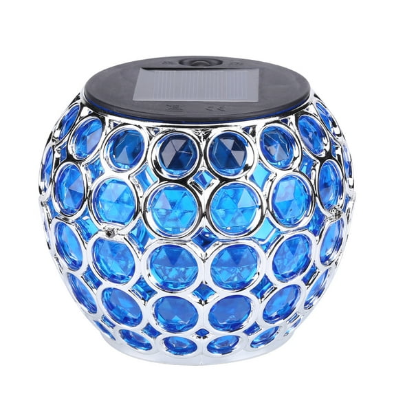 Yucurem Solar LED Waterproof Light, Outdoor Hollow Hanging Ball Light ...