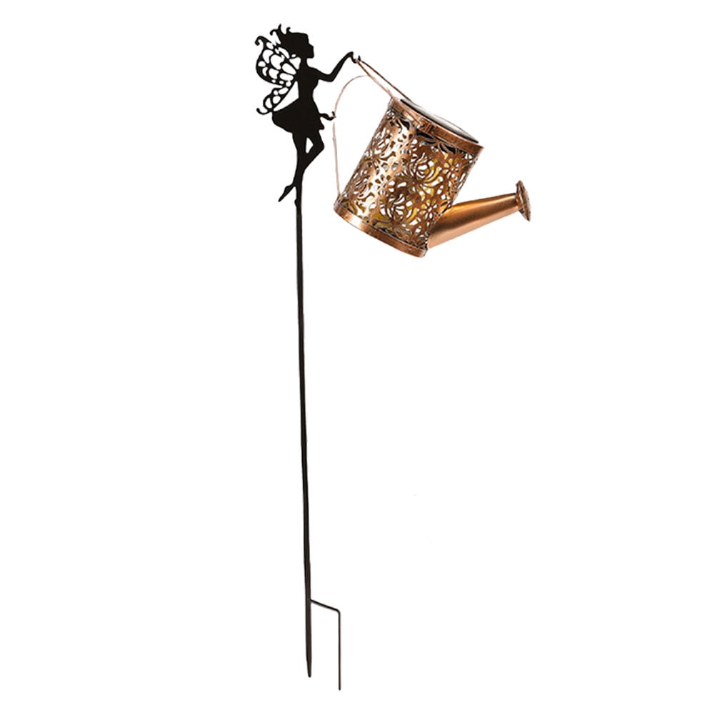 Yucurem Solar Watering Can Light, Outdoor aterproof Solar Garden Fairy ...