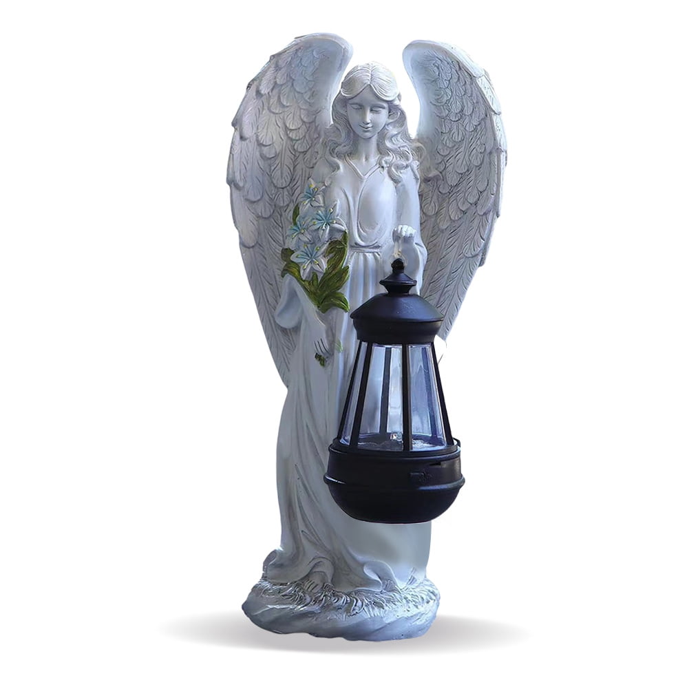 Yucurem Solar Waterproof Light of Angel Statue, Outdoor Decoration ...