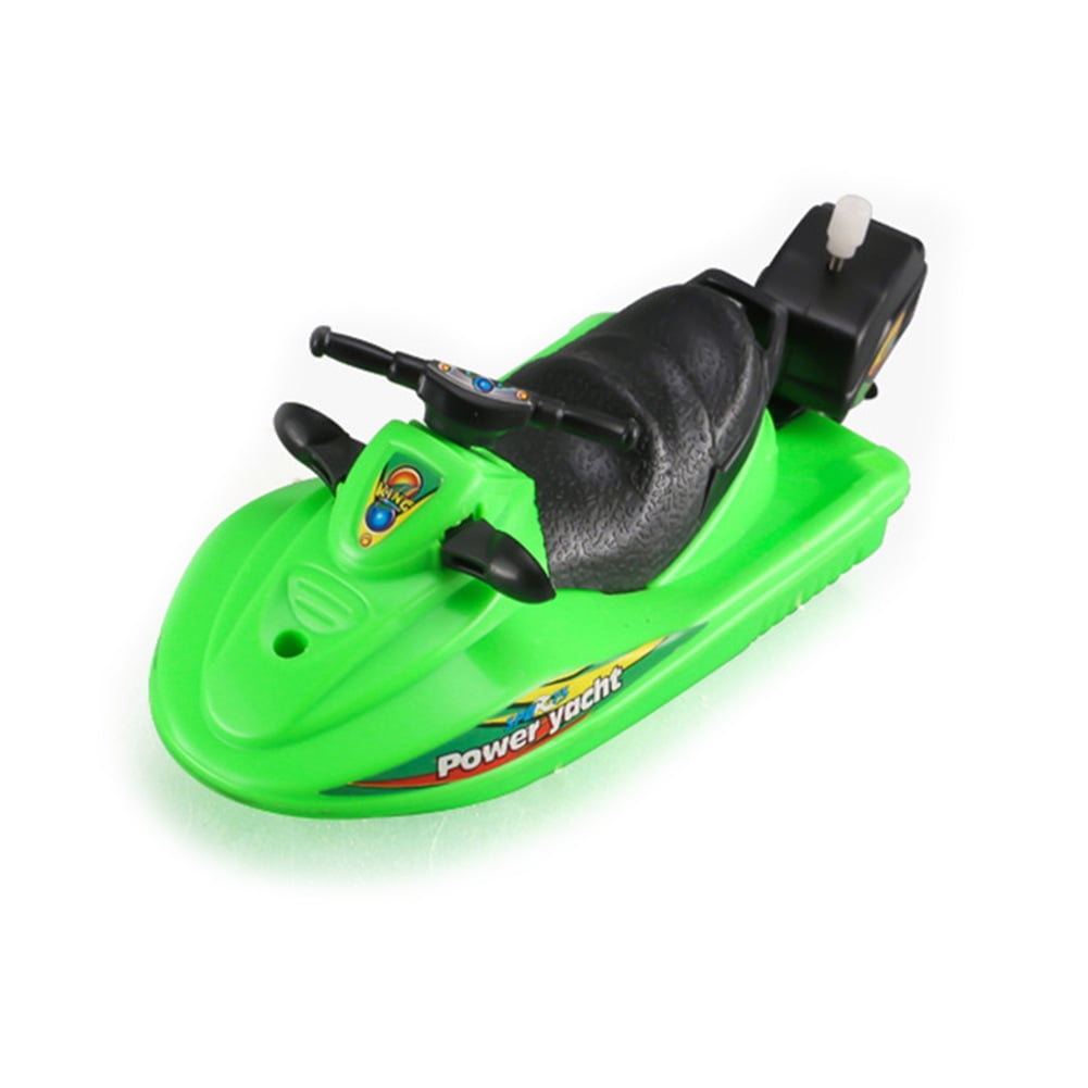 Yucurem Speed Boat Ship Wind up Clockwork Float Children Water Boat Toy ...