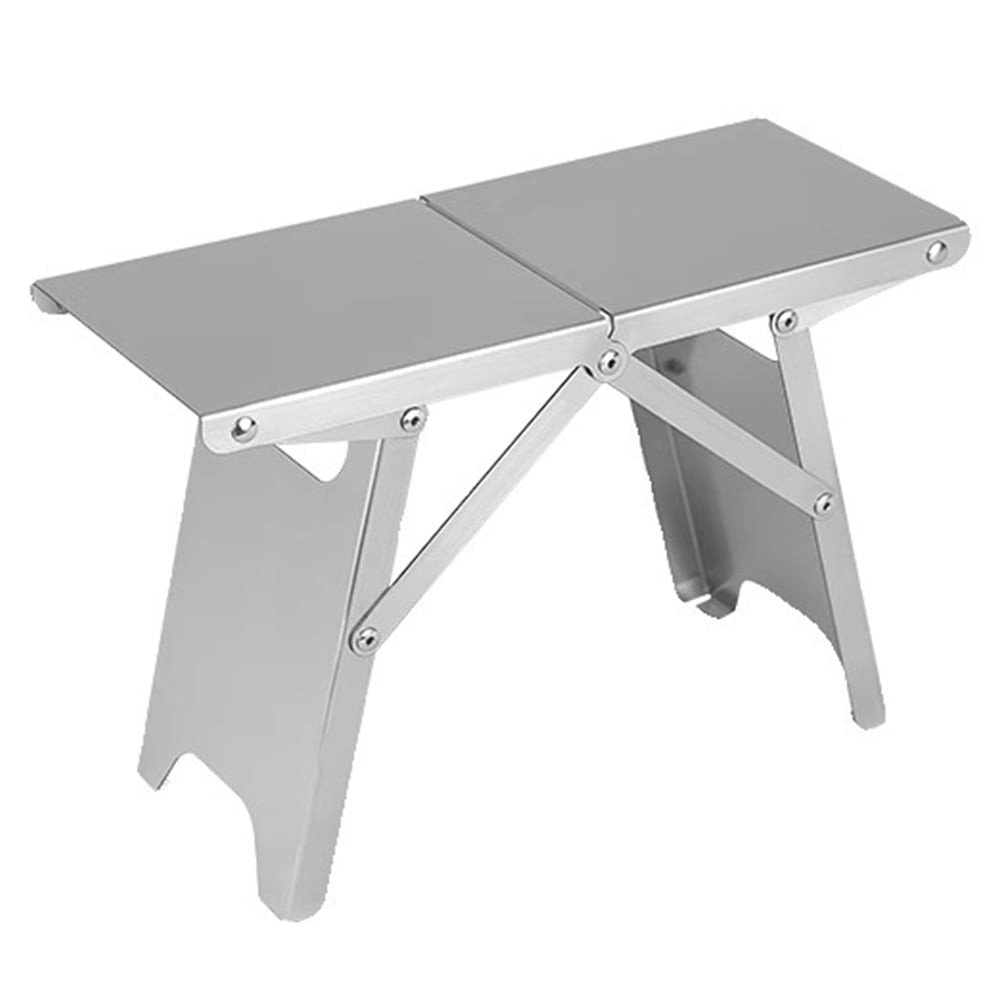 Yucurem Stainless Steel Compact Camping Table Folding Camp Table for ...