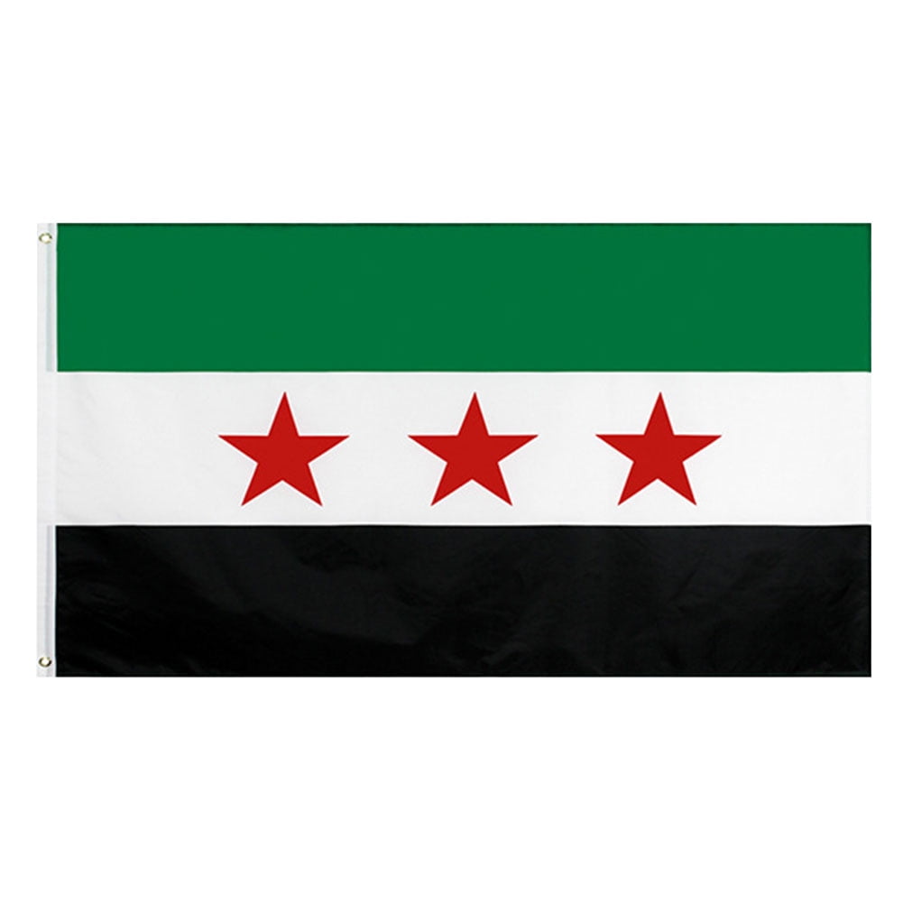 Yucurem Syria Flag 90x150cm The Syrian Arab Republic Syrian Three Star ...