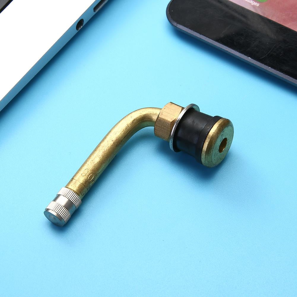 Yucurem Universal TR570C Brass Truck Wheel Tubeless Tire Valve Stem ...