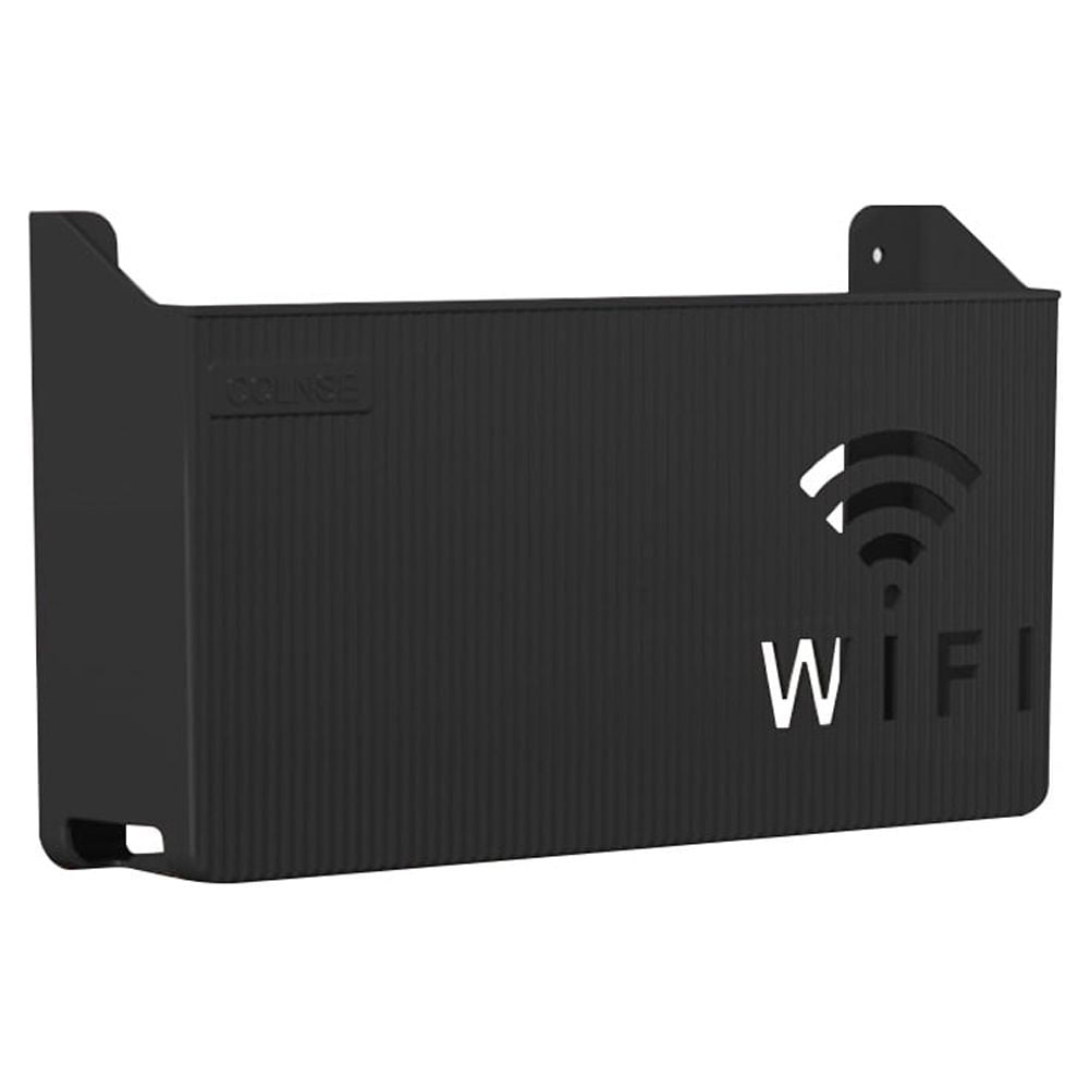 Yucurem Wall Mount Wireless Wifi Router Shelf Storage Box for Living ...