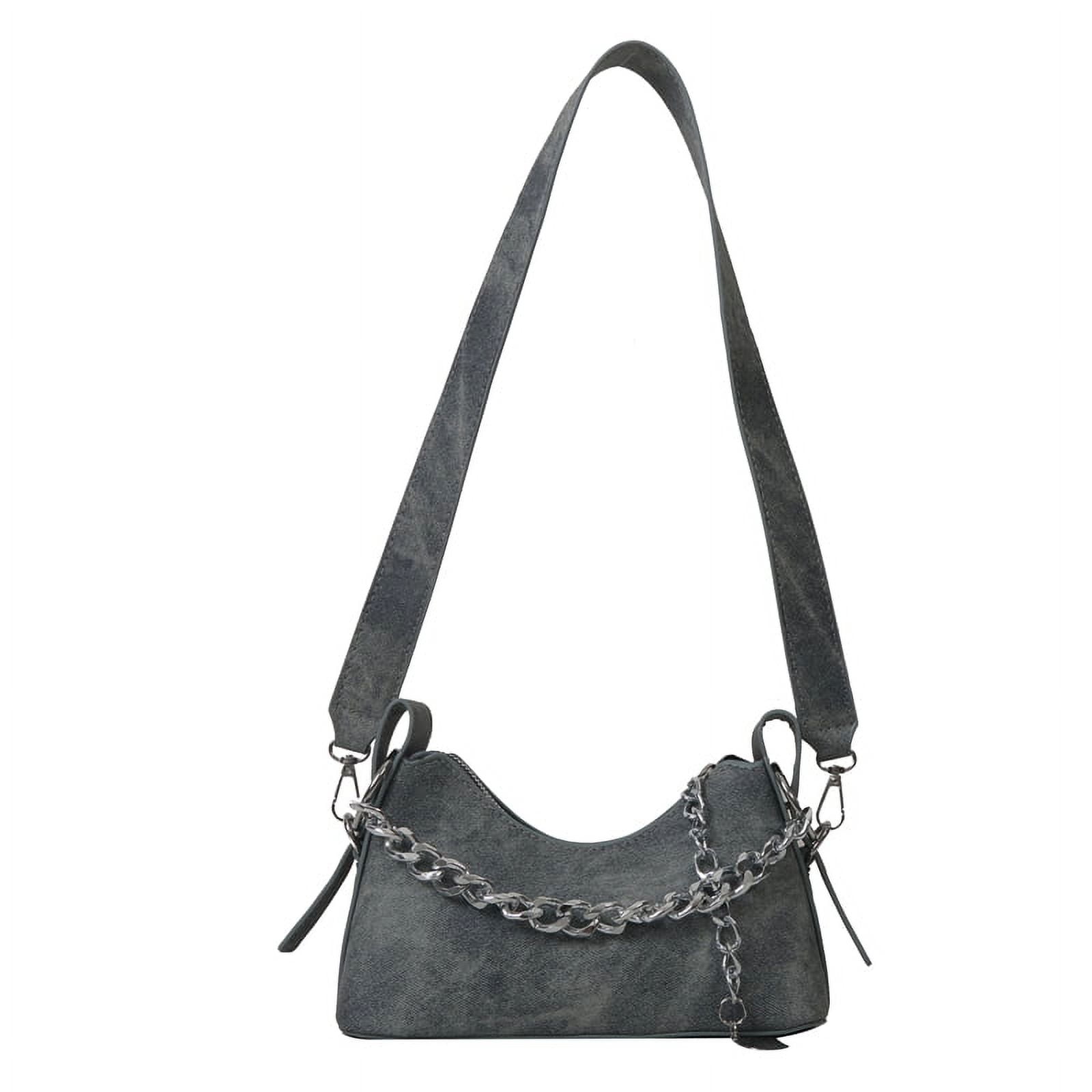 Yucurem Women Chain Hobo PU Shoulder Bag Underarm Bag Crossbody Handbag ...